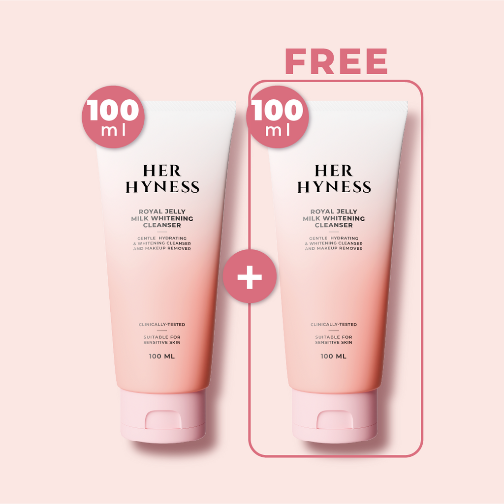 [BUY 1 GET 1 FREE] Royal Jelly Milk Whitening Cleanser 100 ml [VIP] – Her Hyness