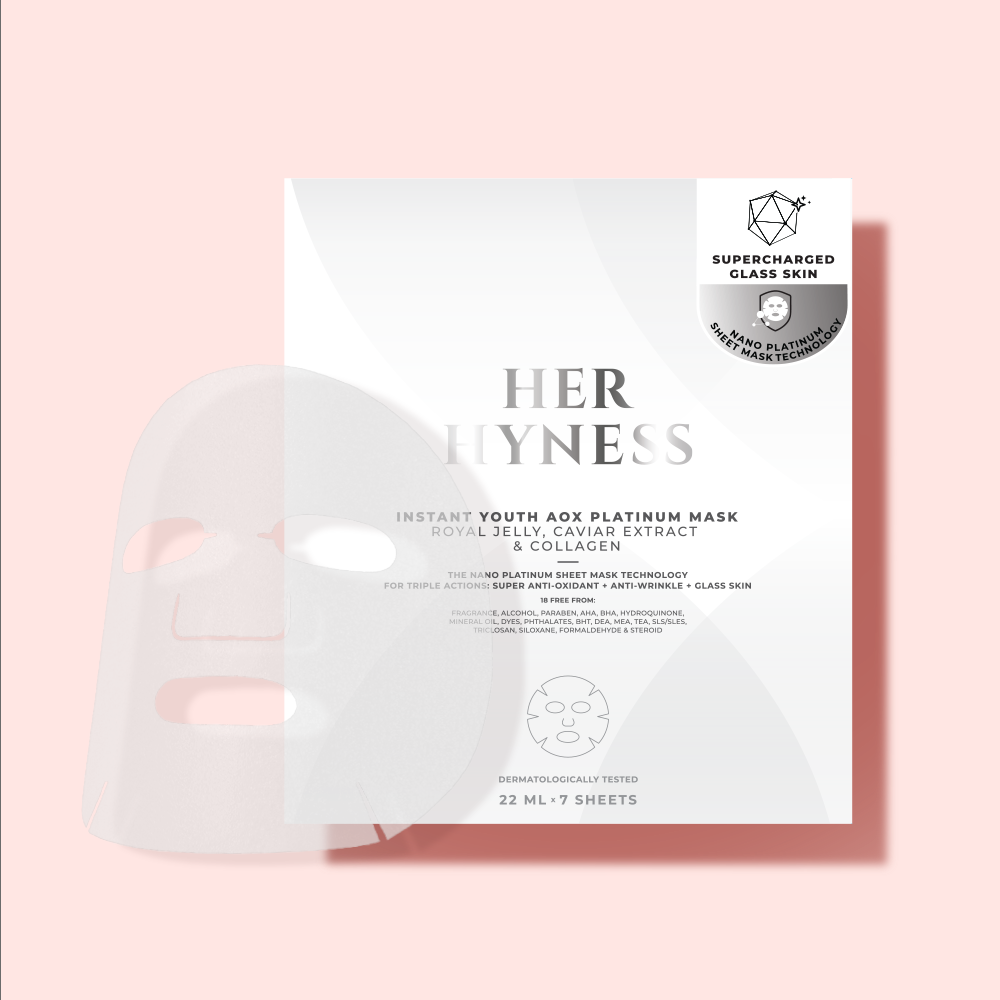 Instant Youth AOX Platinum Mask Box (7 Sheets) – Her Hyness
